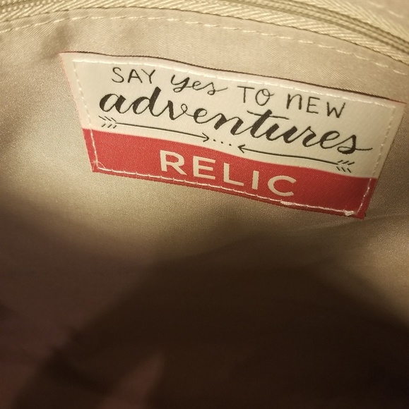 Relic | Bags | Relic By Fossil Brooke Tote Maroon Multi Shoulder | Poshmark